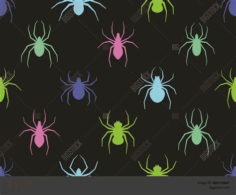 Colored Spiders Vector And Photo Free Trial Bigstock