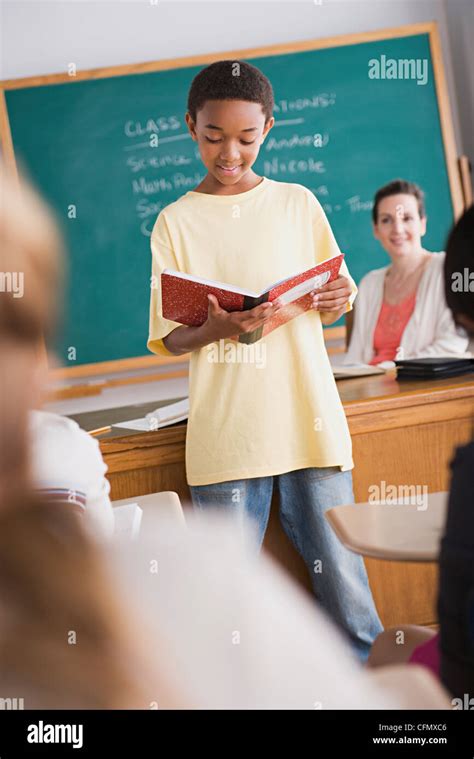 Reading In Front Of Class