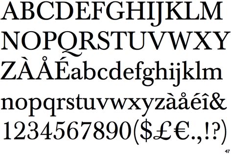 Baskerville Typeface