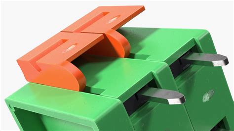 Screwless Terminal Block 3d Model 34 3ds Blend C4d Fbx Max Ma Lxo Obj Free3d