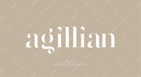 클래식 알파벳 문자 클래식 글꼴 클래식 현대 세리프 레터링 최소한의 패션 디자인 프리미엄 벡터