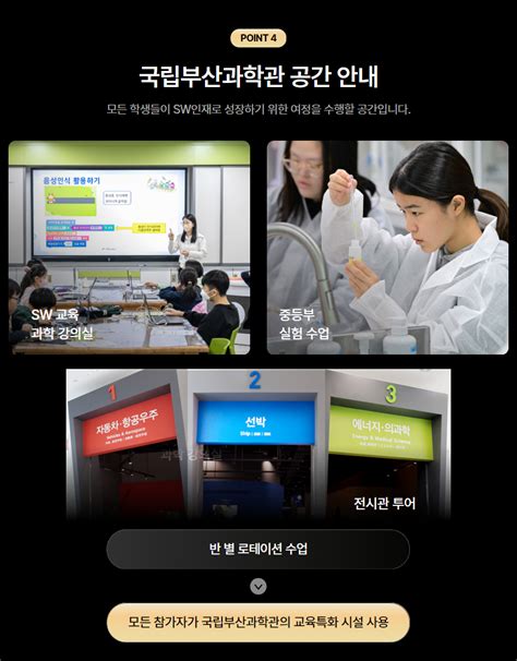 국립부산과학관 제14회 재단법인 미래와소프트웨어와 함께하는 꿈찾기 캠프 껌이지
