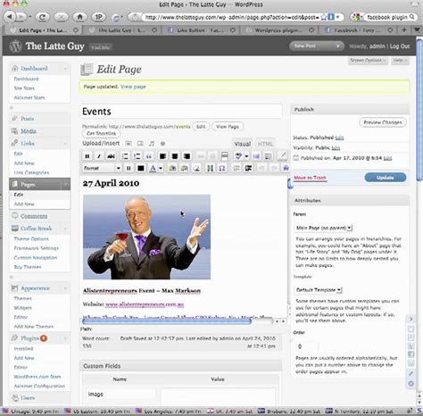 How To Add Facebook Like Button To Wordpress Post Or Page Youtube