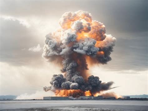 Premium Ai Image Uclear War Atomic Bomb Nuclear Weapons Nuclear