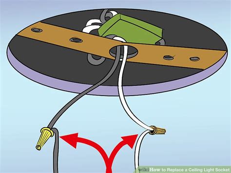 How To Replace A Ceiling Light Socket 13 Steps With Pictures