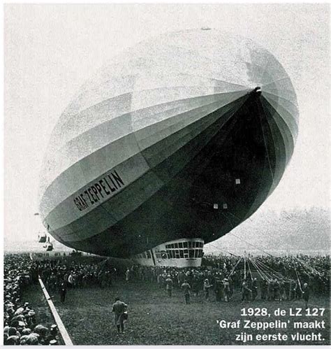 1928 The Lz 127 “graf Zeppelin” Makes Its First Flight R 1920s