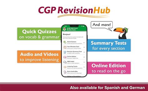 New Gcse French Aqa Revision Guide With Cgp Revisionhub For Exams From 2026 Includes Audio