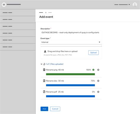 Patternfly • Multiple File Upload