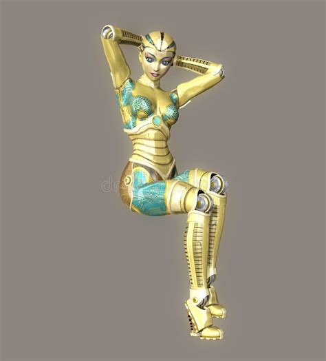 Robot Stock Illustration Illustration Of Automated Cyborg 5111747