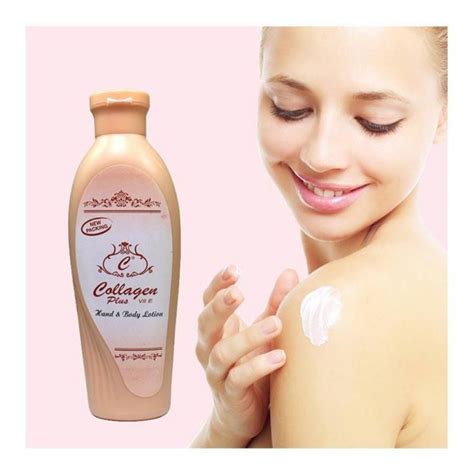 100 Original Collagen Plus Vit E And Vit C Body Lotion 250ml Shopee