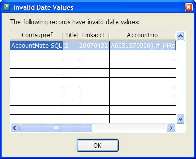 Invalid Dates ACEware Help Center