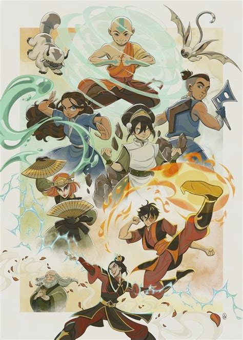 Avatar The Last Airbender An Art Print By Alexa Cordeiro Avatar