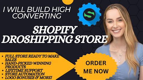 Build a high converting shopify dropshipping store , shopify store ...