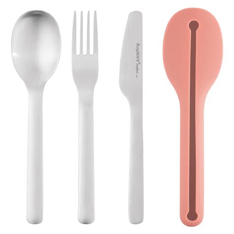 Berghoff ბერგჰოფი 🌟 ყოველთვის მზად იყავით სადილისთვის მგზავრობისას ამ კომპაქტური 𝟑 ნაწილიანი