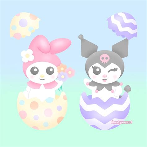 Kuromi Easter Wallpapers Wallpaper Cave