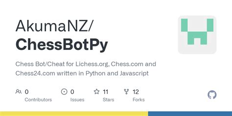 Github Akumanzchessbotpy Chess Botcheat For And Written