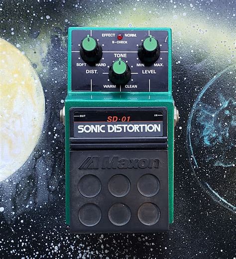 Maxon Sd 01 Sonic Distortion Made In Japan 1980s Free N Reverb