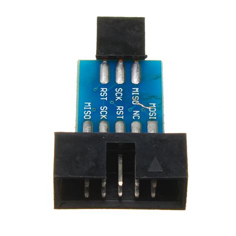 10 Pin To 6 Pin Adapter Board Connector For Arduino Isp Interface Converter Avr Avrisp Usbasp
