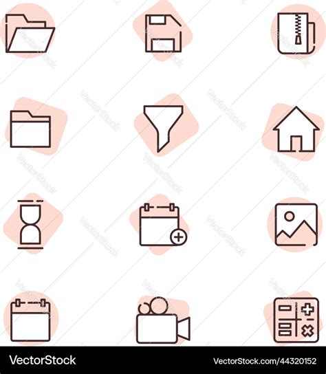 Ui Technology On White Background Royalty Free Vector Image