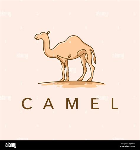 Camel Line Logo Stock Vector Image And Art Alamy