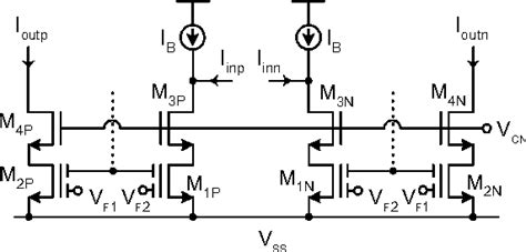 Figure 1 From Low Voltage Fgmos Based Balanced Current Scaling In Moderate Inversion Semantic