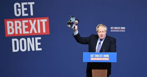 No Deal Brexit Threat As Tory Manifesto Rules Out Transition Extension