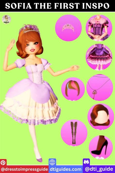 Sofia The First Inspo Dti Dress To Impress Dress To Impress Card