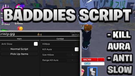 [best Op] Baddies Script Pastebin Roblox Kill Aura And Anti Slow Exploit Youtube