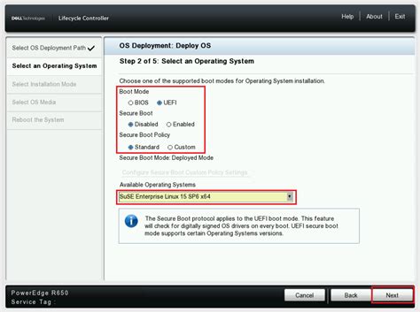 poweredge how to deploy an os using the lifecycle controller lcc dell us