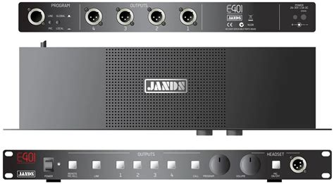 Jands E401 Ezycomm 2wire Intercom System Power Av