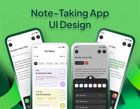 Note Taking App Design Shot 07 On Behance