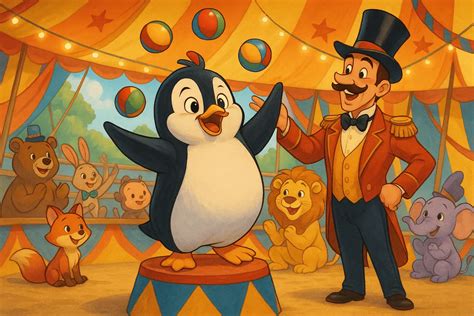 Pufi A Pingvin A Nyári Cirkuszban Mesélek Neked