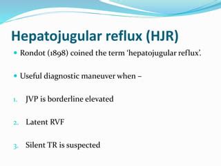 Jugular Venous Pressure Pptx