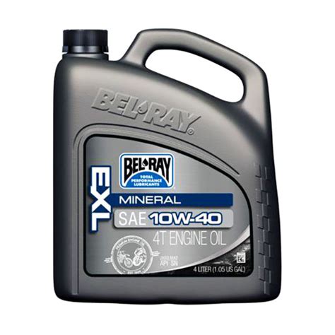 Bel-Ray EXL 10w-40 Mineral 4-Takt Motorradöl 4 Liter Kanister