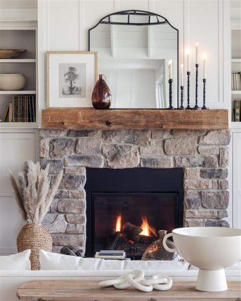 Easy Candle Decorating Fireplace Mantel