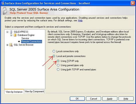 Settings For Enabling Network Access To Sql Server Elipse Knowledgebase