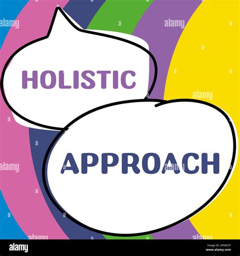 Hand Writing Sign Holistic Approach Business Idea Characterized Belief That Parts Something