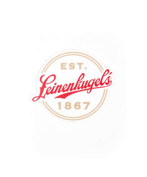 Mini Circle Logo Sticker Leinie Lodge
