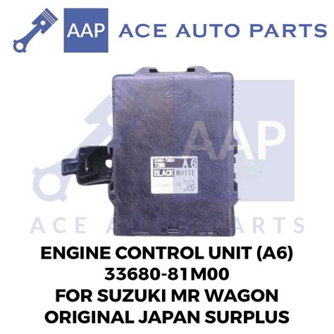 A6 Computer Box Ecu For Suzuki Mr Wagon Japan Surplus 33680 81m00