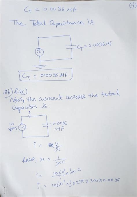 Solved 2 For The Given Circuit Determine The Following Parameters