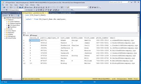 Using The Command Line To Write Sql Server Data