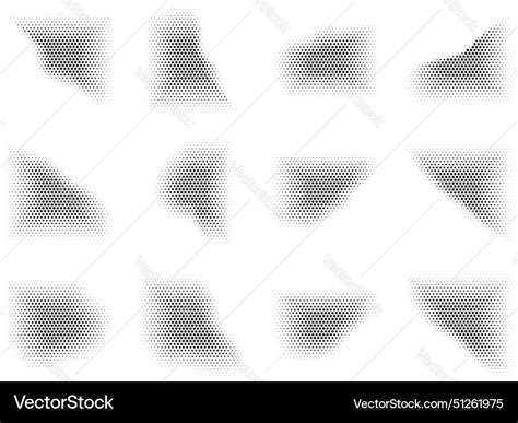 Halftone Star Pattern Reprographic Technique Vector Image