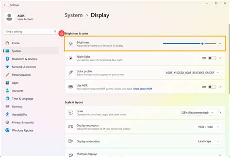 [windows 11] 콘텐츠에 따라 화면 밝기 자동 조정 공식지원 Rog 한국