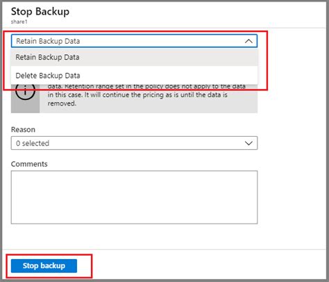 Manage Azure Files Backups Azure Backup Azure Docs