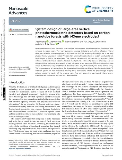 Pdf System Design Of Large Area Vertical Photothermoelectric