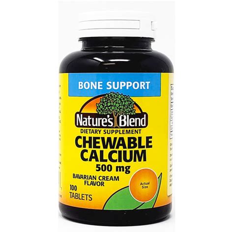 Chewable Calcium Natures Blend Hargraves Online Healthcare