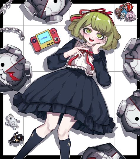 Monokuma Towa Monaca Utsugi Kotoko Shingetsu Nagisa Daimon Masaru And 3 More Danganronpa