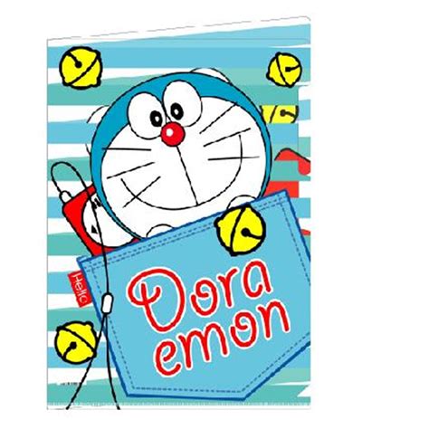 Original Doraemon Pp L Shape Folder A4 Size Shopee Malaysia