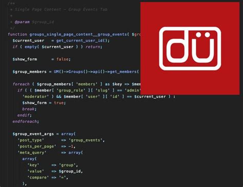 adding tabs to groups in ultimate member düable