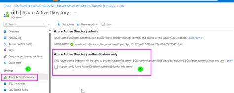 Why I Am I Getting Only Azure Active Direcoty Authintication Is Enabled When Trying To Connect